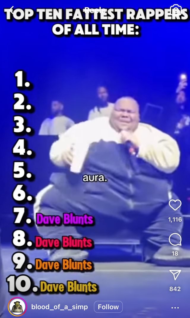 TOP TEN FATTEST RAPPERS OF ALL TIME: aura. oF blood_of_a_simp Follow ...