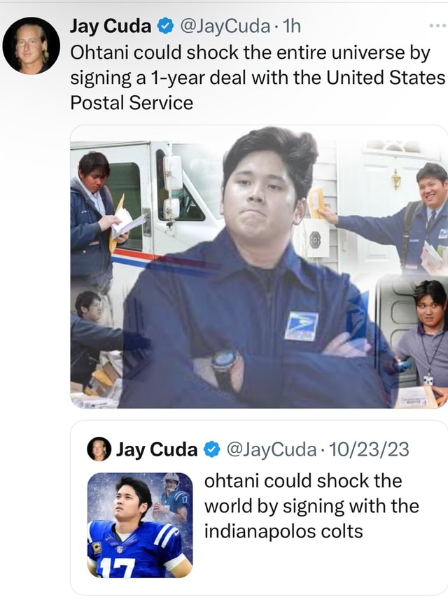 Jay Cuda @ @JayCuda: th Ohtani could shock the entire universe by ...