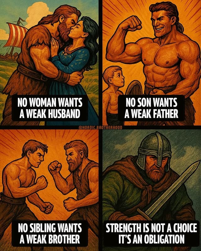 NO WOMAN WANTS NO SON WANTS A WEAK HUSBAND A WEAK FATHER NO SIBLING ...