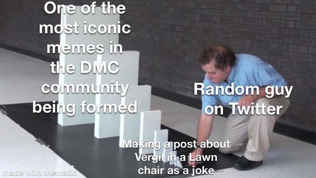 One of the most iconic memes in te DIC community Random guy bei g ...