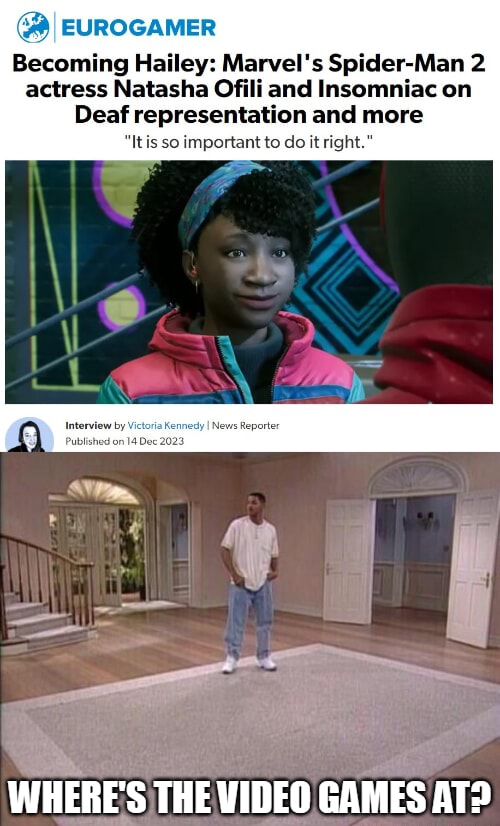 Video games? - EUROGAMER Becoming Hailey: Marvel's Spider-Man 2 actress ...
