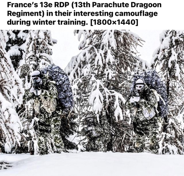 France's RDP (13th Parachute Dragoon Regiment) in their interesting ...