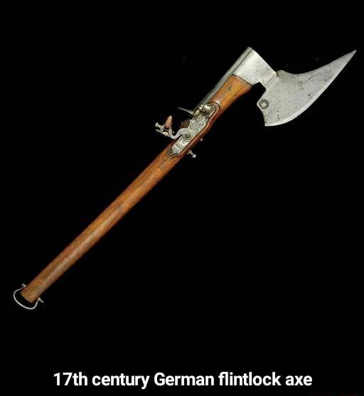17th century German flintlock axe - 17th century German flintlock axe ...