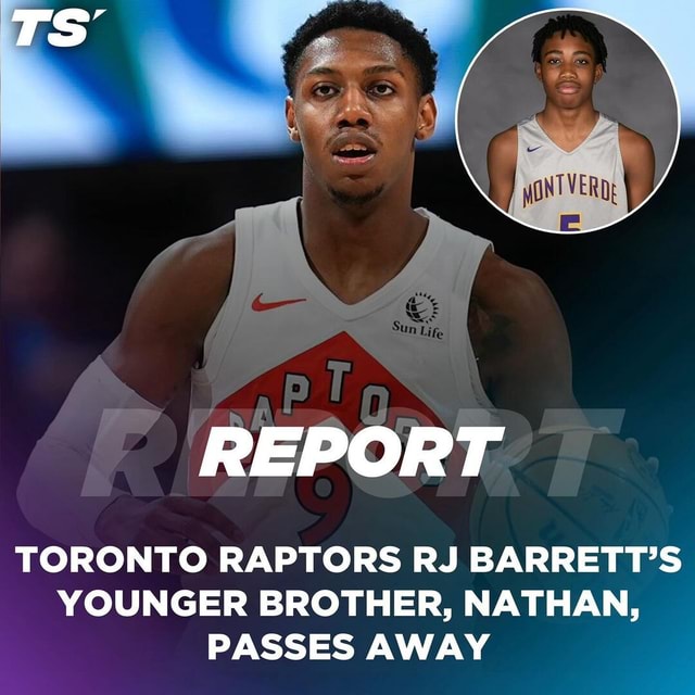 NBA player RJ Barrett’s brother, Nathan, recently passed away. 💔🕊 The ...