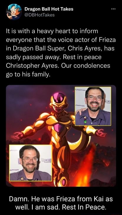 Dragon Ball Hot Takes It is with a heavy heart to inform everyone that ...