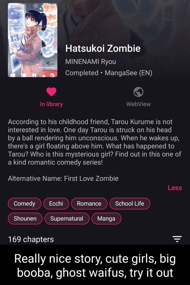 Hatsukoi Zombie MINENAMI Ryou Completed MangaSee (EN) WebView According ...