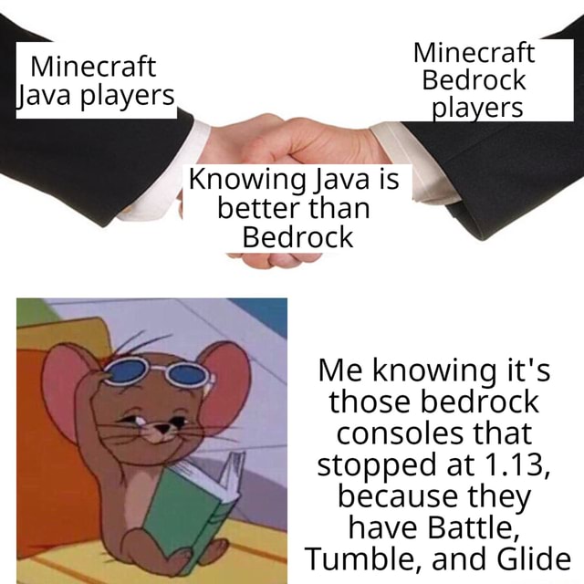 Minecraft Bedrock layers Knowing Java is better than Bedrock Minecraft ...