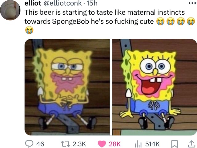 Elliot @elliotconk - This beer is starting to taste like maternal ...