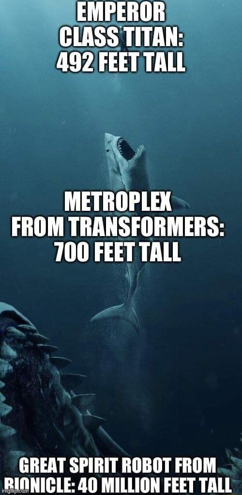 EMPEROR CLASS TITAN: 492 FEET TALL METROPLEX FROM TRANSFORMERS: 700 ...