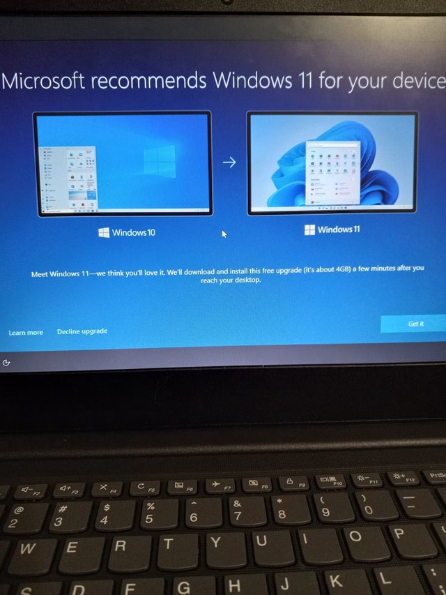 Microsoft recommends Windows 11 for your device Windows Windows 11 Meet ...