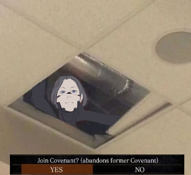 Join Covenant? (abandons former Covenant) YES NO - iFunny