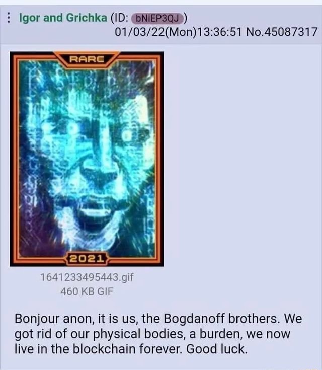 Igor and Grichka (ID: No.45087317 1641233495443 gif 460 KB GIF Bonjour ...