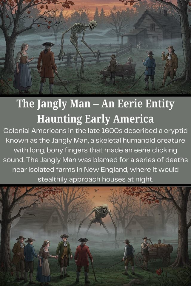 The Jangly Man An Eerie Entity Haunting Early America Colonial ...