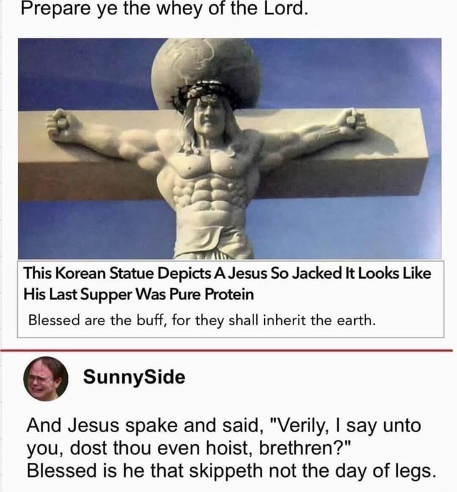 Prepare ye the whey of the Lord. This Korean Statue Depicts A Jesus So ...