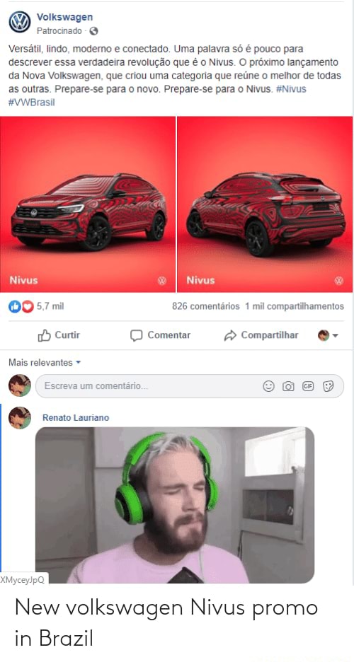 New volkswagen Nivus promo in Brazil - Volkswagen Patrocinado ...