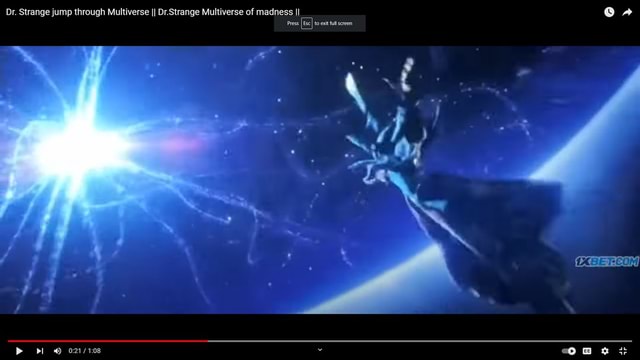 Dr. Strange jump through Multiverse II Dr.Strange Multiverse of madness ...