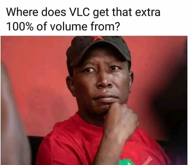 Where does VLC get that extra 100% of volume from? - iFunny