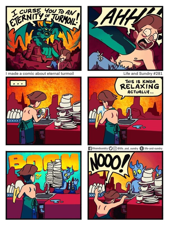 CURSE You I made a comic about eternal turmoil Lite THIS IS KINDA ...