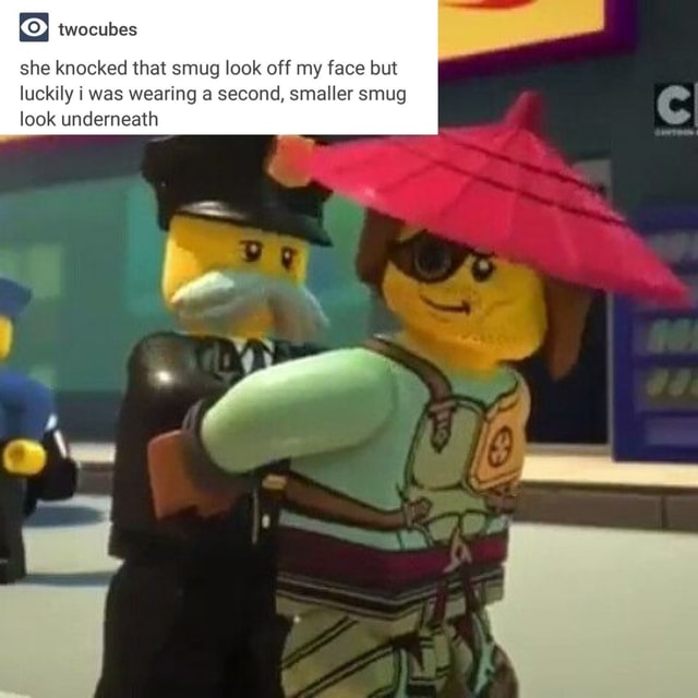 E twocubes she knocked that smug look off my face but luckily i was ...