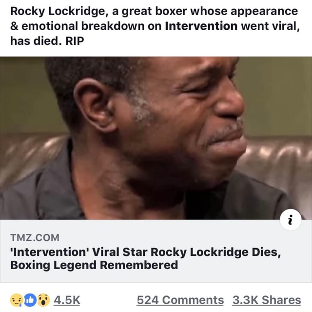 Rocky Lockridge, a great boxer whose appearance & emotional breakdown ...