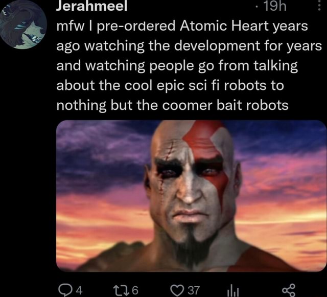 Jerahmeel mfw I pre-ordered Atomic Heart years ago watching the ...