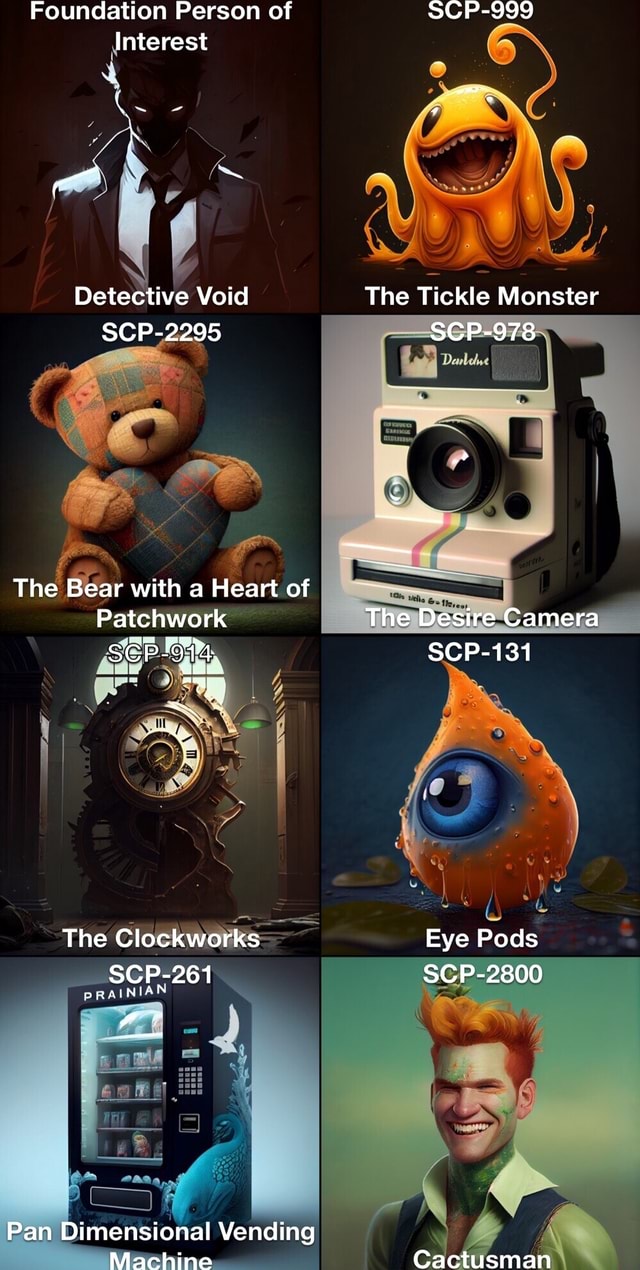 Foundation Person of Interest Detective Void SCP-2295 The Bear with a Heart of Patchwork SCP-914 ...
