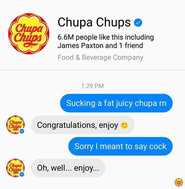 Chupa Chups @ 6.6M people like this including James Paxton and 1 friend ...