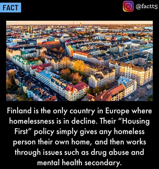 Finland is the only country in Europe where homelessness is in decline ...