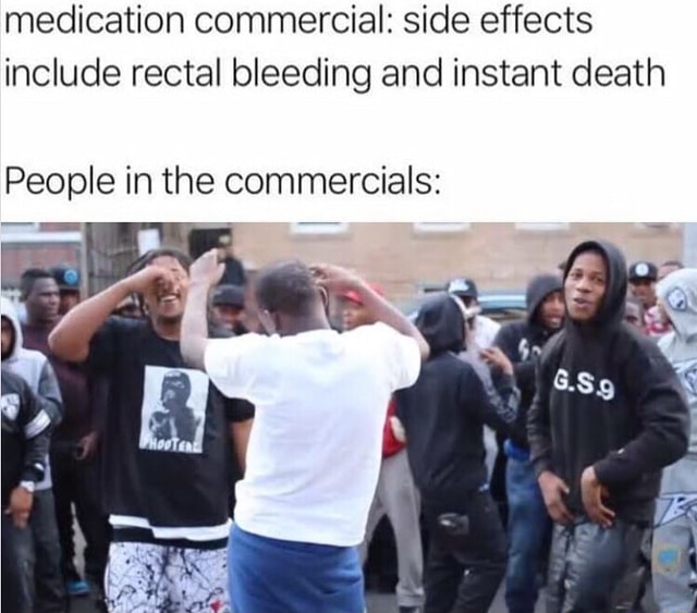 Medication Commercial Side Effects Include Rectal Bleeding And Instant