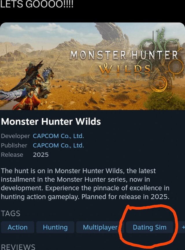 ETS MONSTER HUNTER Monster Hunter Wilds Developer CAPCOM Co., Ltd. Publisher CAPCOM Co., Ltd ...