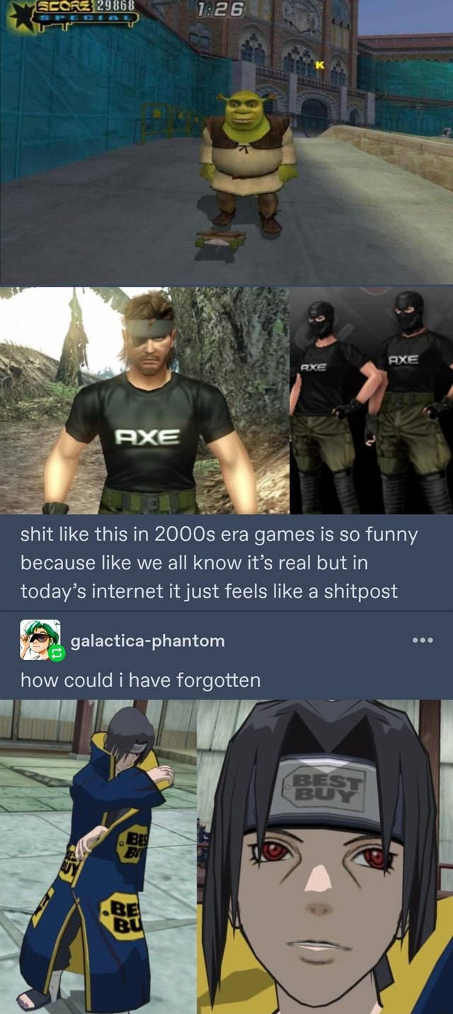 ORE :.26 I shit like this in 2000s era games is so funny because like ...