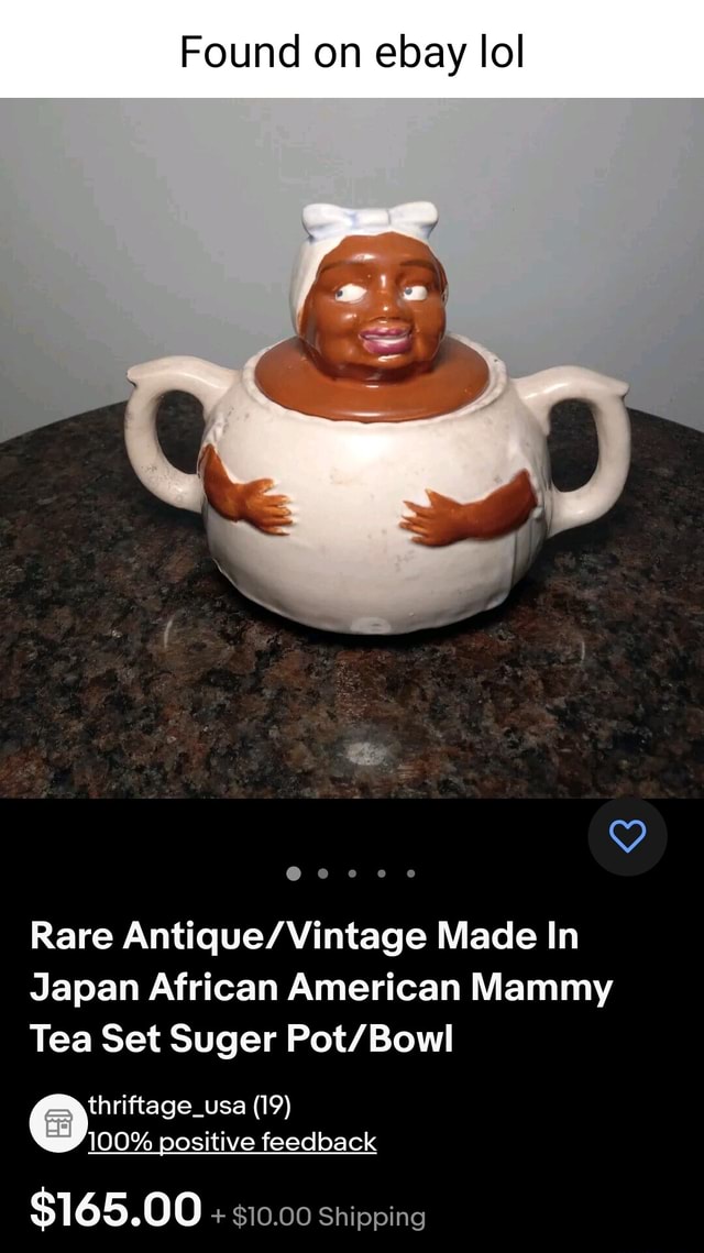 Found on ebay lol Ooooo Rare Antique/ Vintage Made In Japan African ...