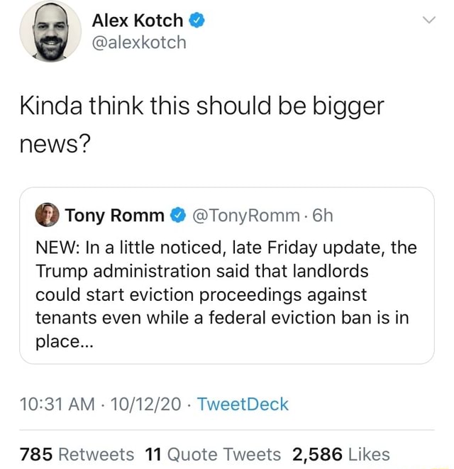 Kinda think this should be bigger news? @ Tony Romm @ @TonyRomm NEW: In ...