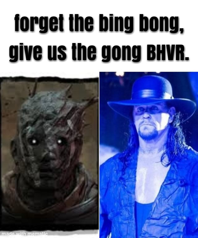 Forget the bing bong, give us the gong BHYR. - iFunny