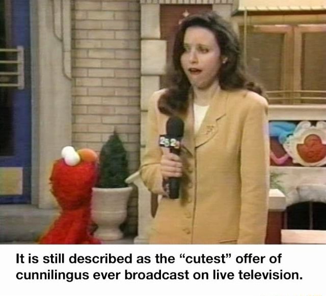 It is still described as the "cutest" offer of cunnilingus ever ...