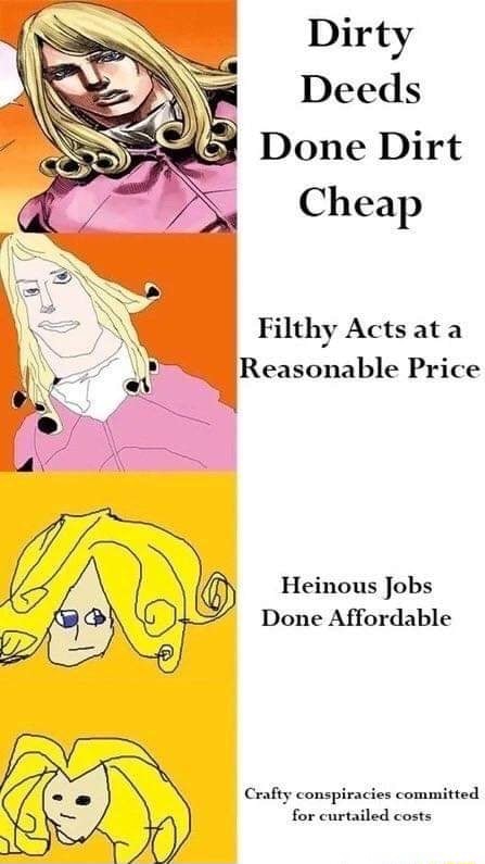 Dirty Deeds Done Dirt Cheap Filthy Acts at a Reasonable Price Heinous ...