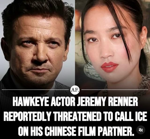 HAWKEYE ACTOR JEREMY KENNER REPORTEDLY THREATENED TO CALL ICE ON HIS ...