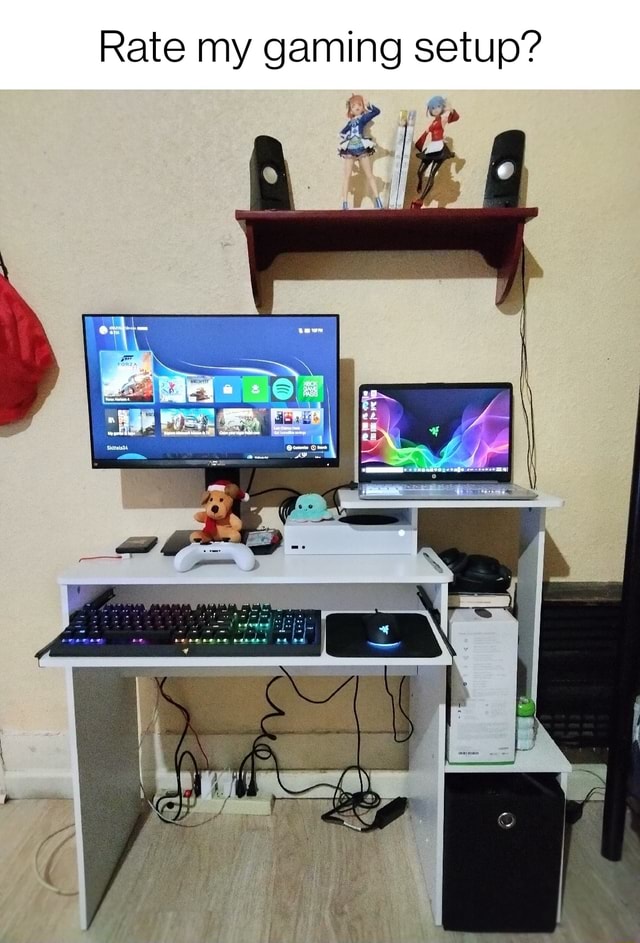 Rate my gaming setup? witt - iFunny