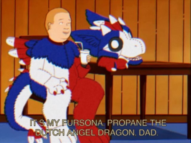 FURSONA. PROPANE THE BUTCH ANGEL DRAGON DAD - iFunny