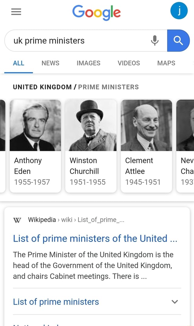 Google UNITED KINGDOM PRIME MINISTERS W Wikipedia" wiki" List of prime ...