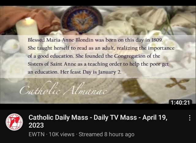 Maria-Anne Blondin was born on this day in 1809. She taught herself to ...