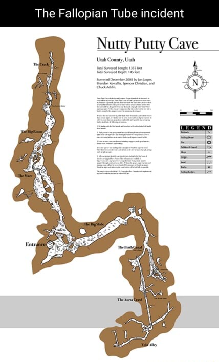 The Fallopian Tube incident Nutty Putty Cave - iFunny