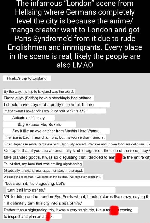 The infamous "London scene from Hellsing where Germans completely level ...