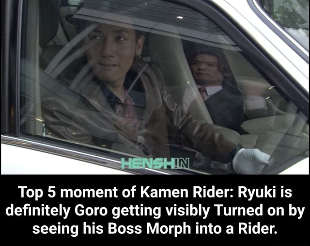 Top 5 moment of Kamen Rider: Ryuki is definitely Goro getting visibly ...