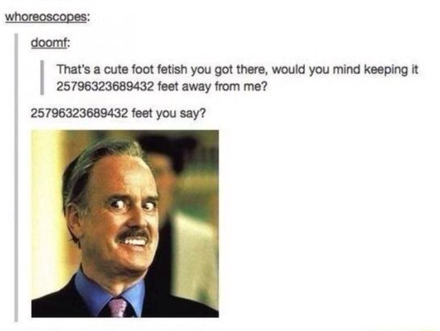 Cm Thats A Cute Foot Fetish You Got There Would You Mind Keeping It