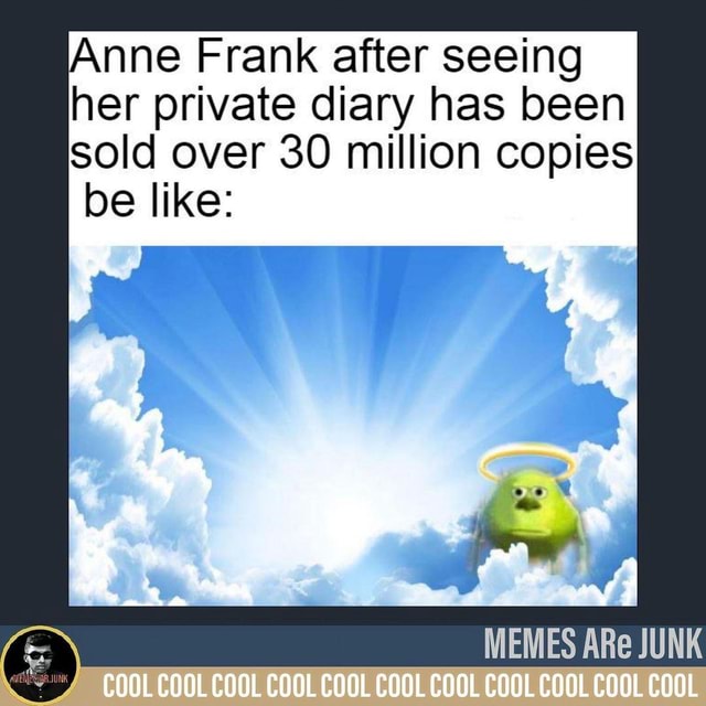 Anne Frank after seeing her private diary has been sold over 30 million ...