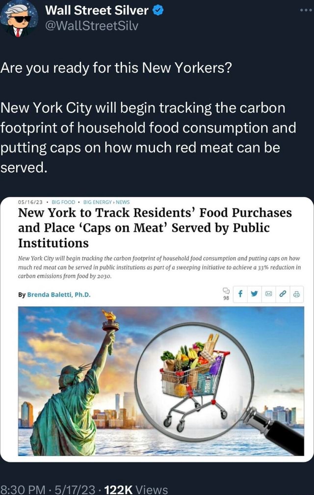 Wall Street Silver @wallStreetSilv Are you ready for this New Yorkers ...