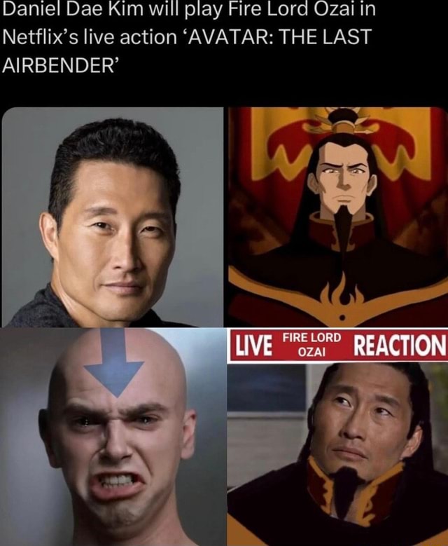 Daniel Dae Kim will play Fire Lora Ozai in Netflix's live action ...