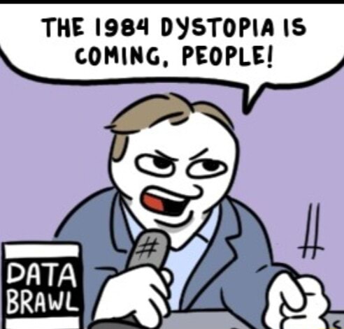 THE 1984 DYSTOPIA IS COMING, PEOPLE! DATA - )