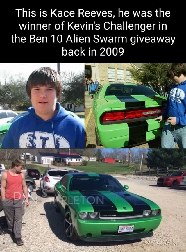 This is Kace Reeves, he was the winner of Kevin's Challenger in the Ben ...